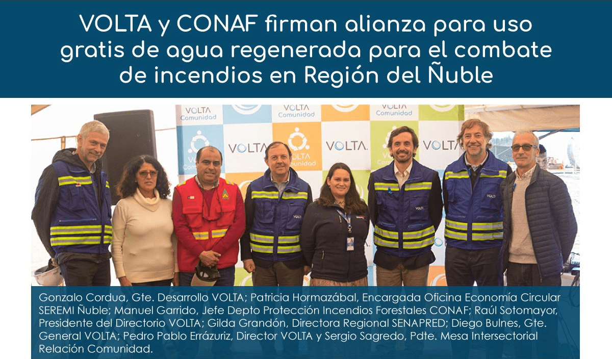 VOLTA y CONAF firman alianza con impacto social - VOLTA
